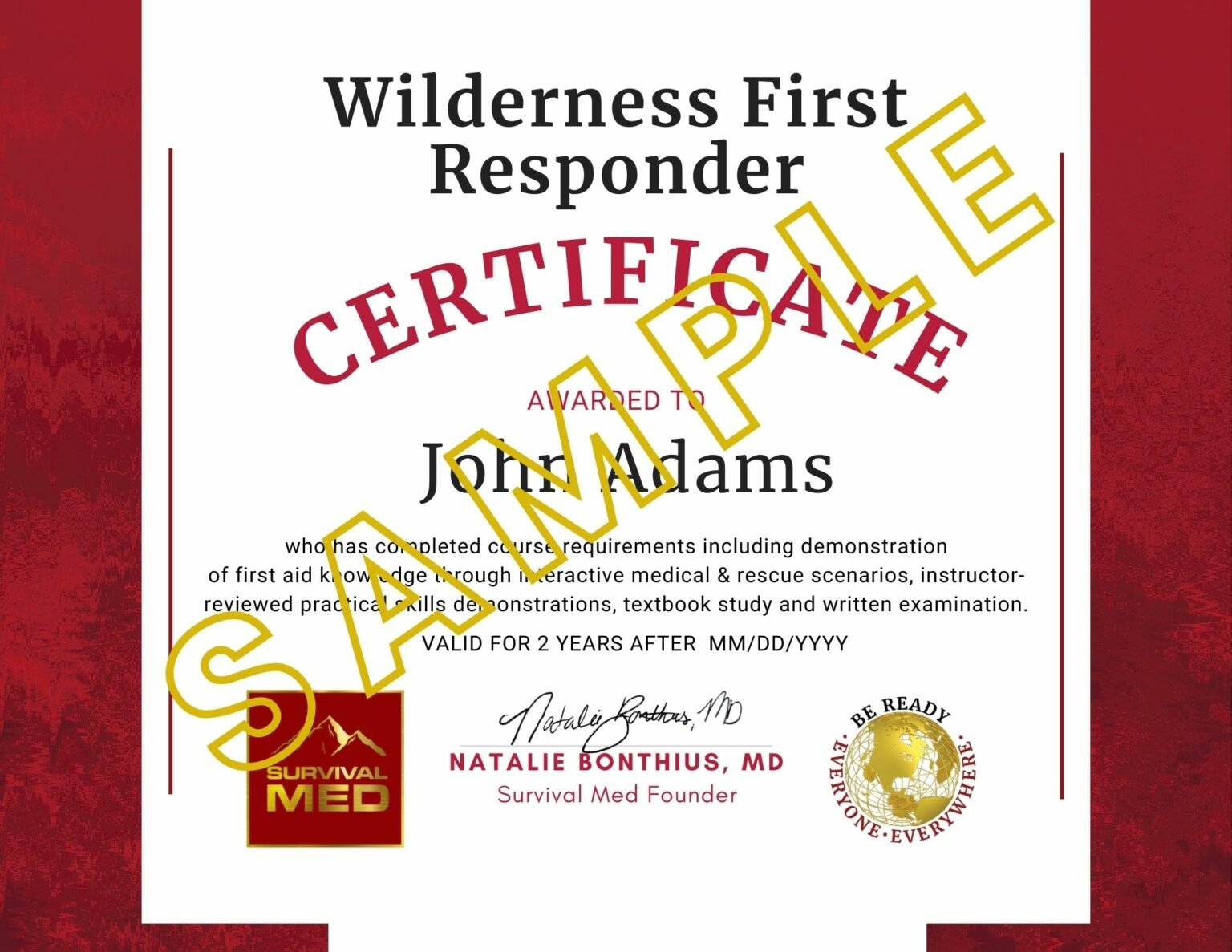 Start Today! Online Wilderness First Responder Certification - $349